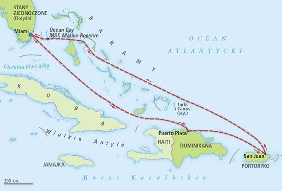 Rejs Karaiby - Dominikana, Portoryko, Bahamy z Miami - MSC Seascape ...