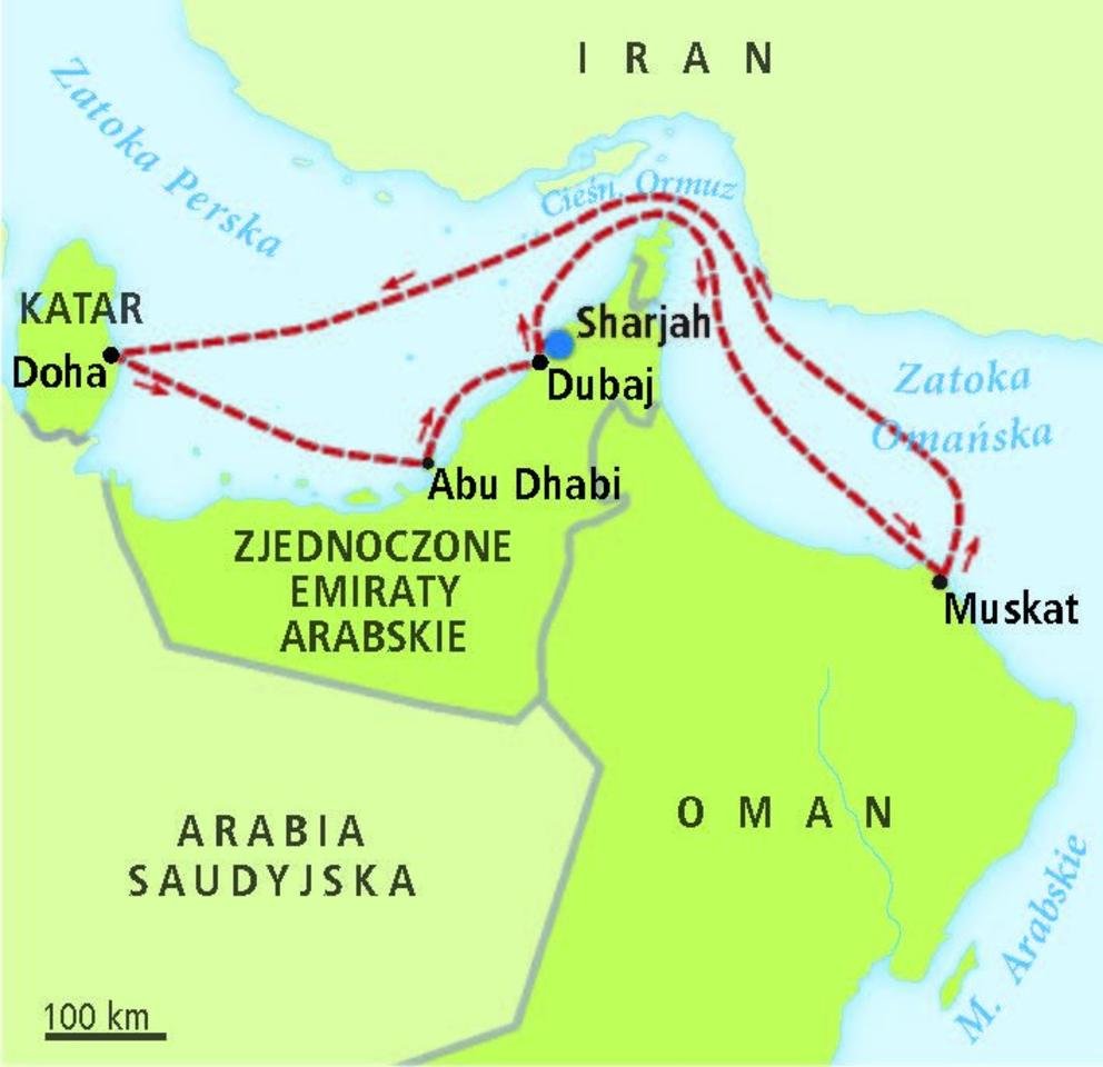 Rejs Zjednoczone Emiraty Arabskie, Oman, Katar z Dubaju - Costa ...